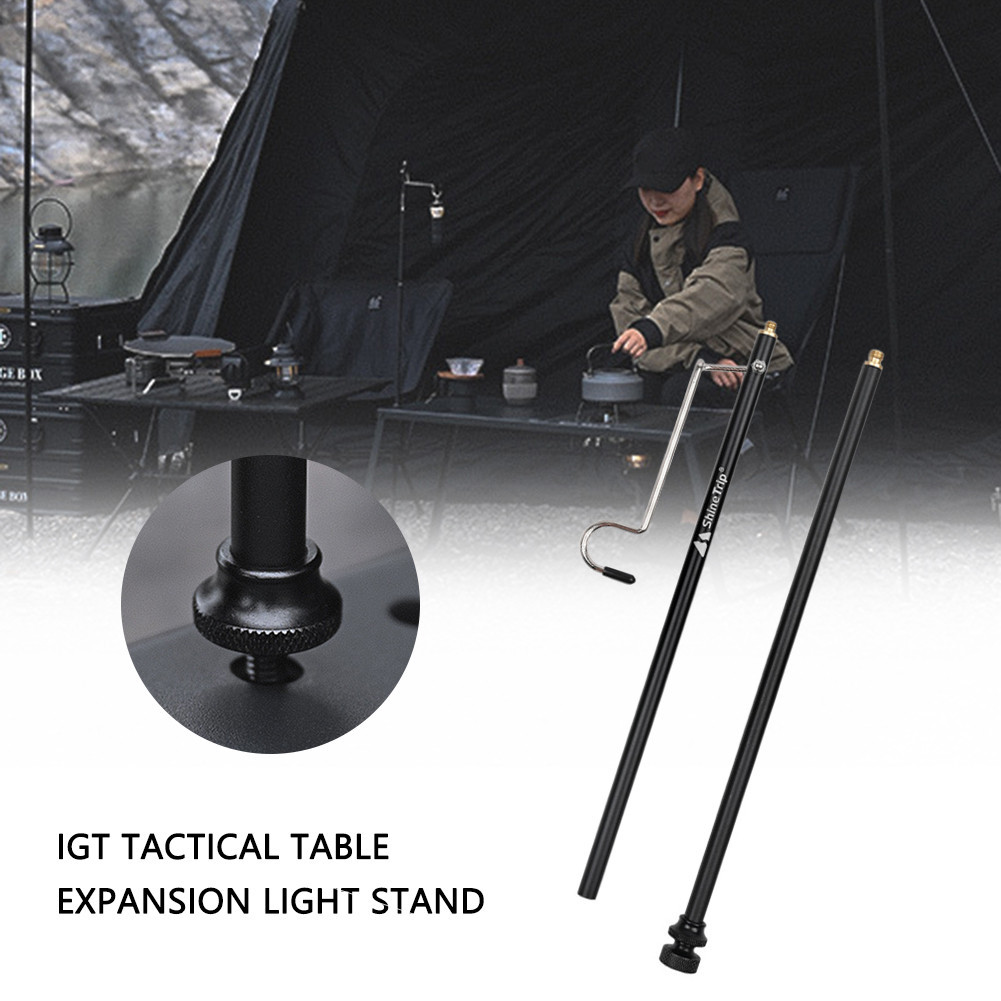 Lamp Post Pole Aluminum Alloy Hanging Light Stand Holder with Hook for ...