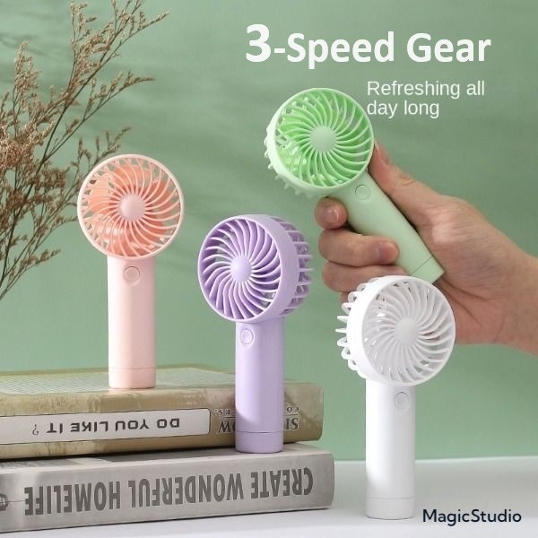 3 Speed】USB Handheld Mini Fan Portable Handy Small Fan Kipas Mini ...