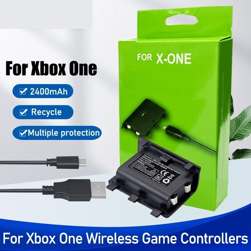 XBOXONE Xbox One Wireless Controller Replacement 2400mAh Battery ...