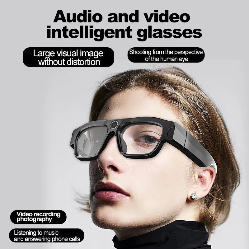 Bluetooth Call Video Smart Glasses Camera 4K Photo Music&Calling ...