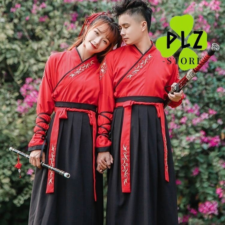 Hanfu male and female students, Chinese style graduation photo costume ...