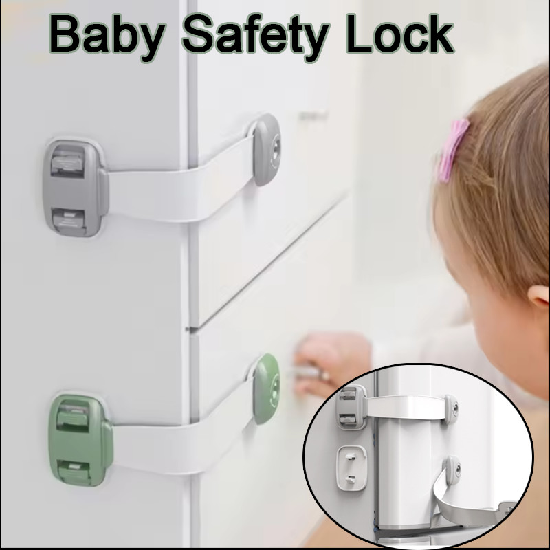 Adjustable Child Baby Safety ABS Child Lock Infant Security Door ...