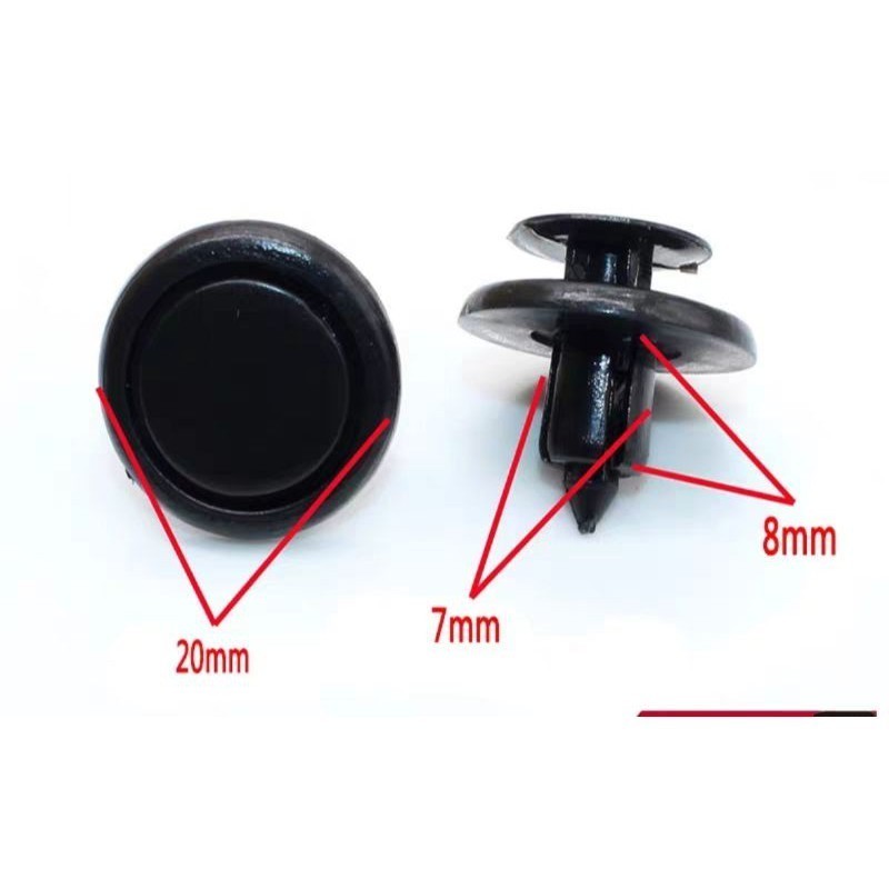 TOYOTA VIOS/ATIS/GAMRY/HILUX FENDER/UNDERSHEID CLIP/ BUMPER CLIP INNER ...