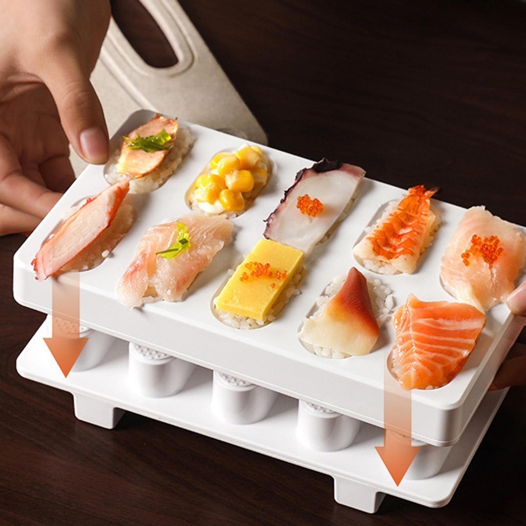 Onigiri Mold 10-Grid Musubi DIY Making Onigiri Mold Japanese Cuisine ...