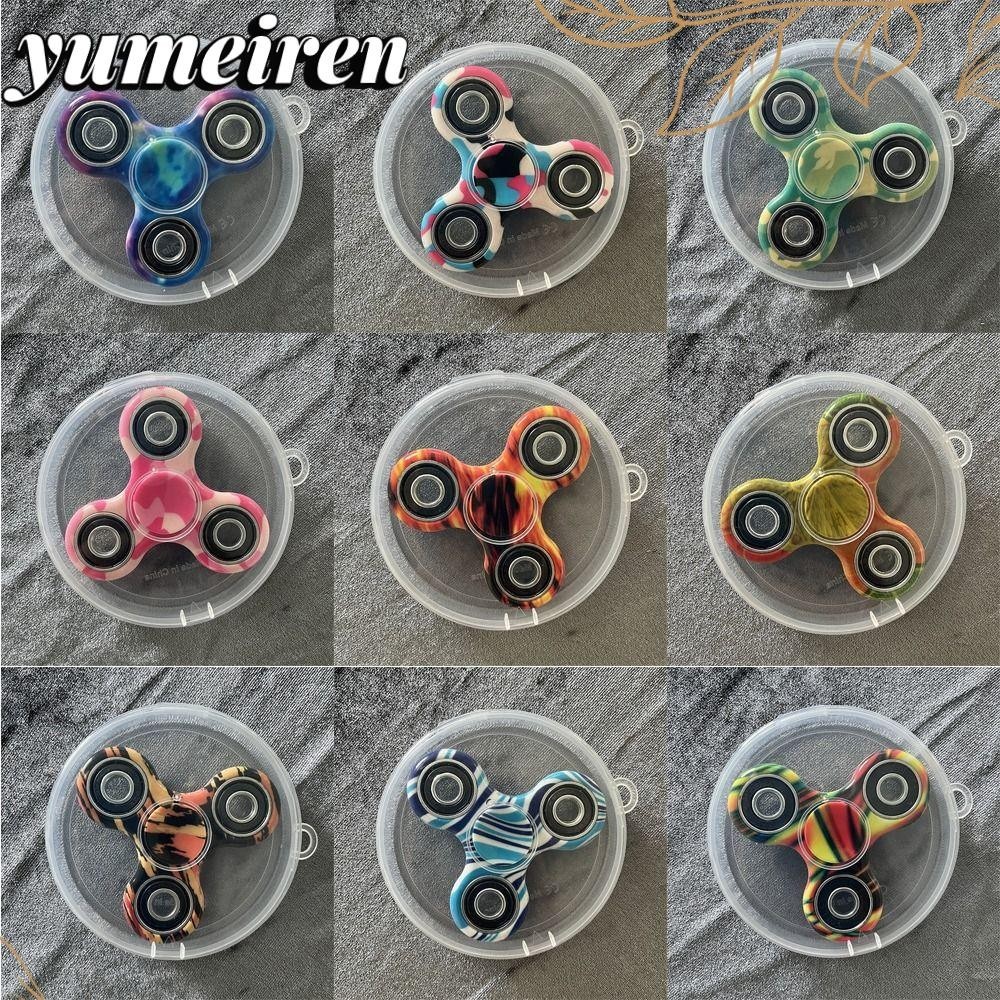 YUMEIREN Rainbow Spinner, Anti-anxiety Color Plating EDC Fidget Spinner ...