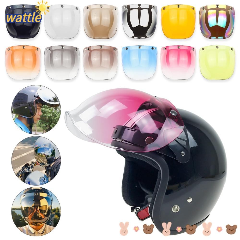 WA-SPORT Motorcycle Helmet Bubble Visor Bright High Strength Multicolor Flip Up | Shopee Malaysia