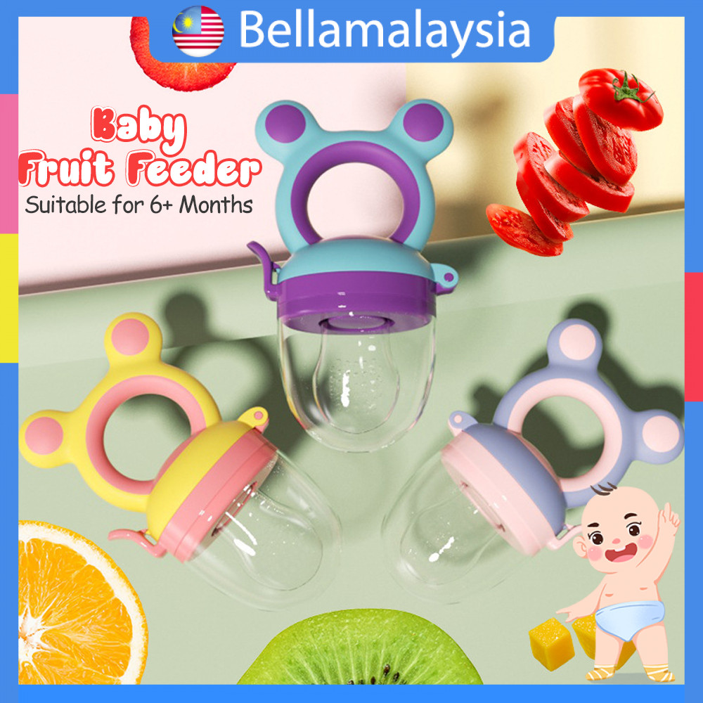 Bella Baby Fruit Feeder puting buah Infant Silicone Teether fruit ...