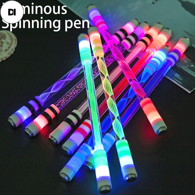 DI Illuminated Spinning Pen Creative Rolling Special Pen Kids Release ...