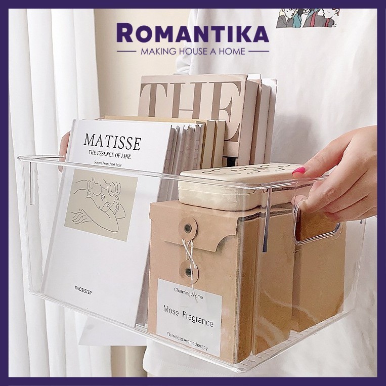 Romantika Acrylic Organizer 4 Size Available Transparent Organizer ...