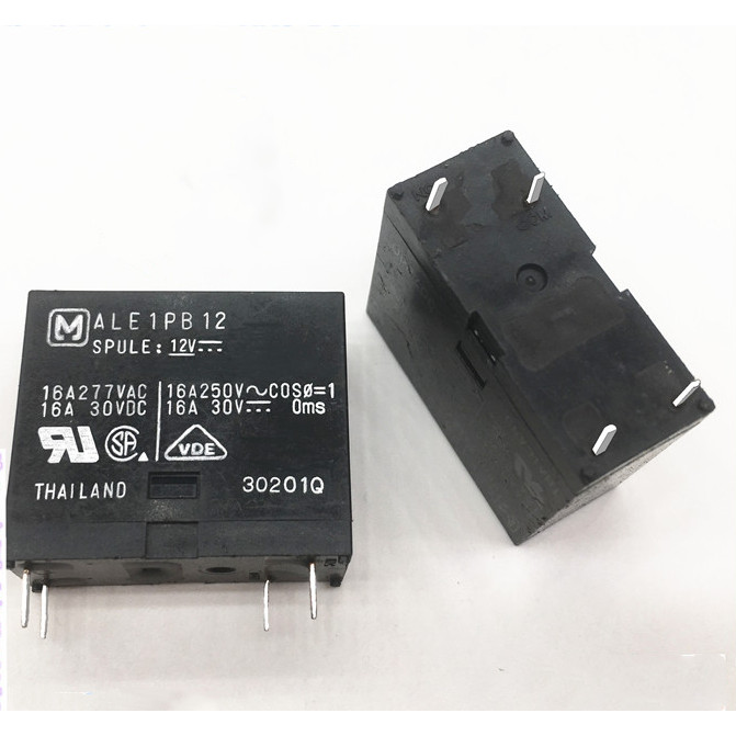 Panasonic Electronic Electronic Magnetic Relay One Set Normally Open 4 Pins 16A277VAC ALE1PB12 ...