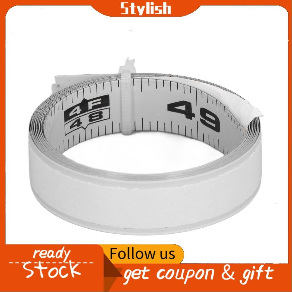Stylish365 Adhesive Measuring Tape Clear Scale Ruler High Strength ...