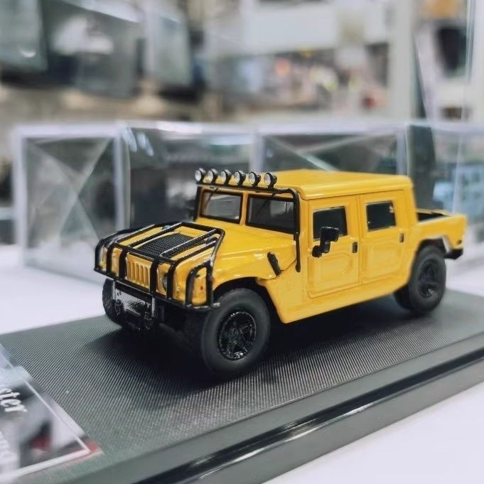 1/64 Hummer H1 Truck Hard Top Pickup Off-Road Vehicle Tough Guy suv ...