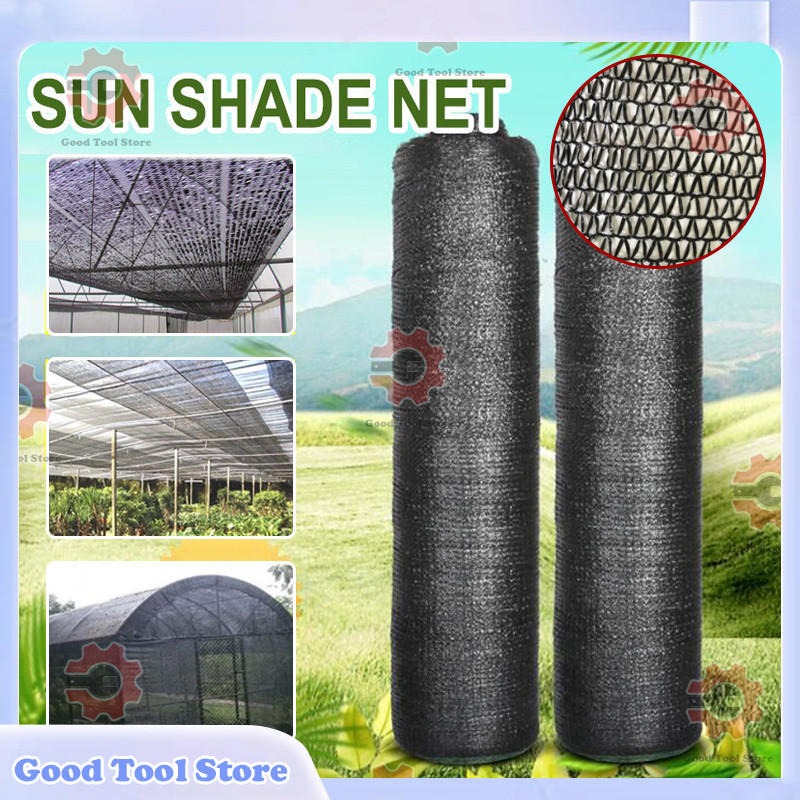 Black Sun Shade Orchid Net 50% 70% Jaring Hitam Garden UV Protection ...