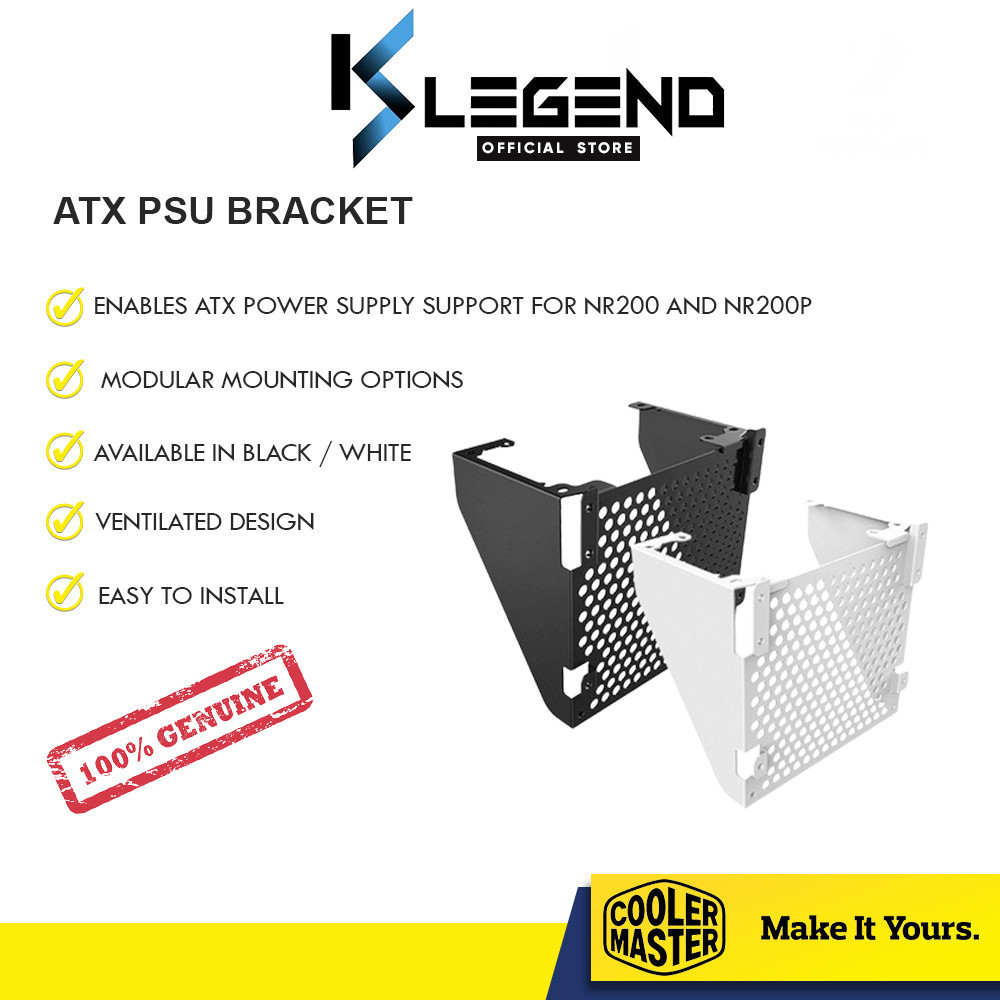 COOLER MASTER ATX PSU Bracket (NR200 and NR200P) | Shopee Malaysia
