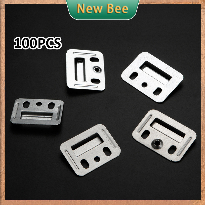 100Pcs Metal Clip for WPC Wall and Ceiling Fluted Cladding Clip Wall ...