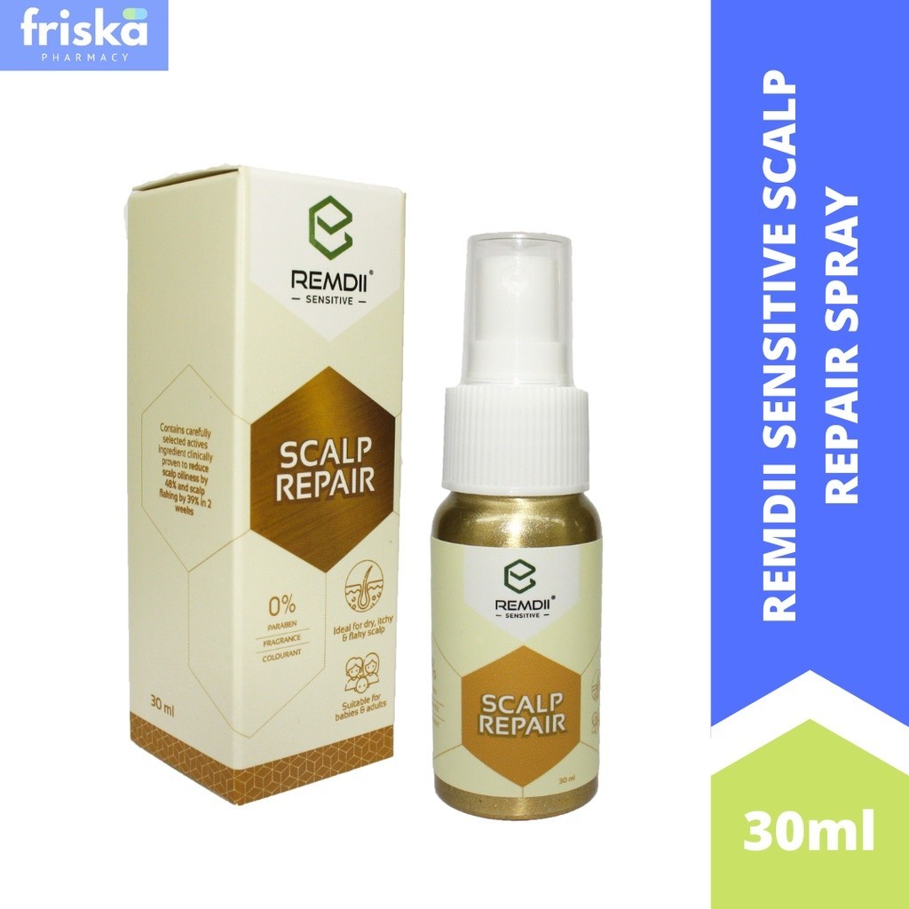 Remdii Sensitive Scalp Repair Spray 30ml for Itchy & Scaly Scalp ...