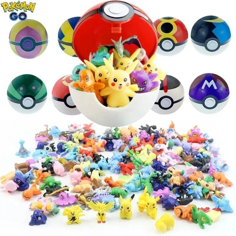 24pcs Pokemon Pikachu Figure Different Styles Model Collection 2-3cm ...
