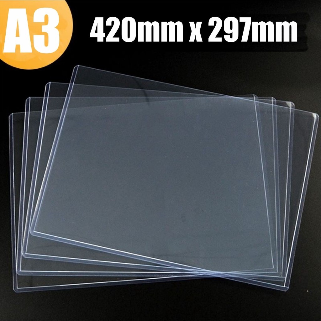 A3 Transparent Pvc Card Case | Shopee Malaysia