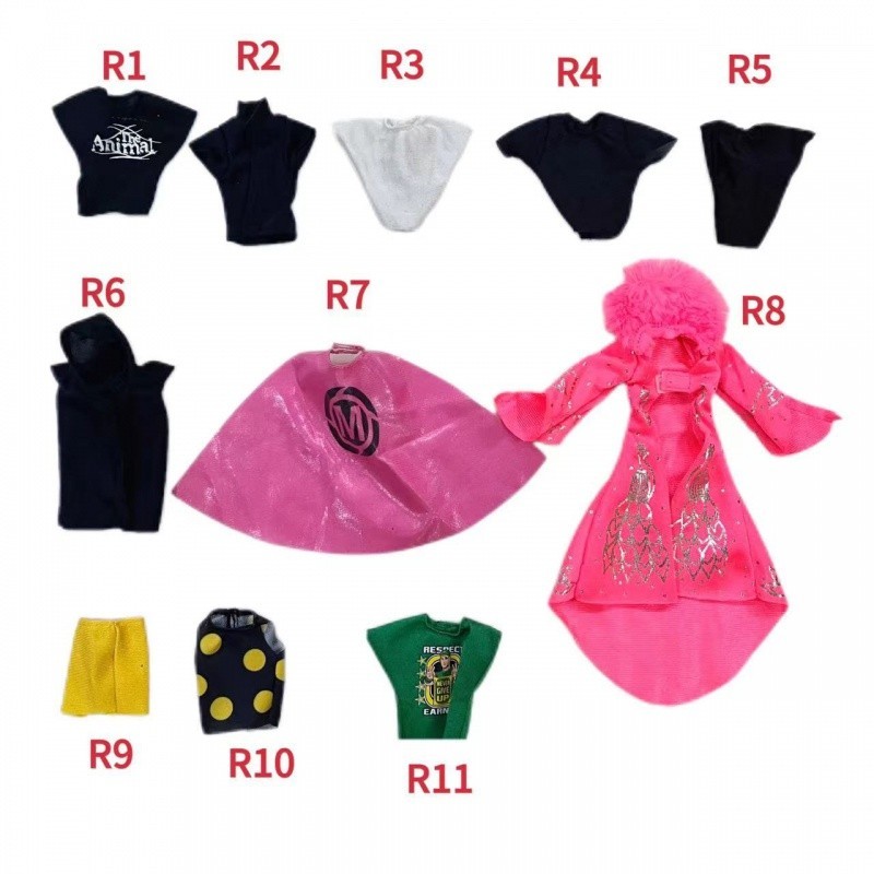 Wwe figure Clothes Accessories Super Movable Wrestler Doll Costume 6 ...