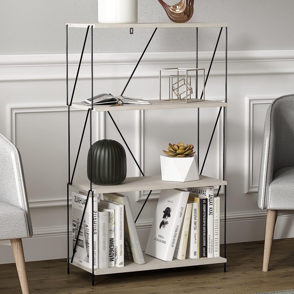 Tomato Home Ezbo 4 Tier Bookshelf Organizer | Book Rack Organizer ...
