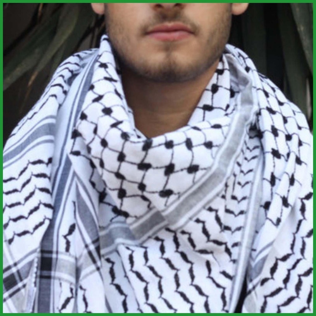 Palestinian Keffiyeh Desert Keffiyeh Scarf Wrap 54X54 Inch Head Neck ...
