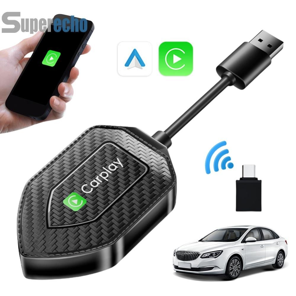 Wireless CarPlay Android Auto Adapter Smart AI Box BT WiFi Mini Box ...