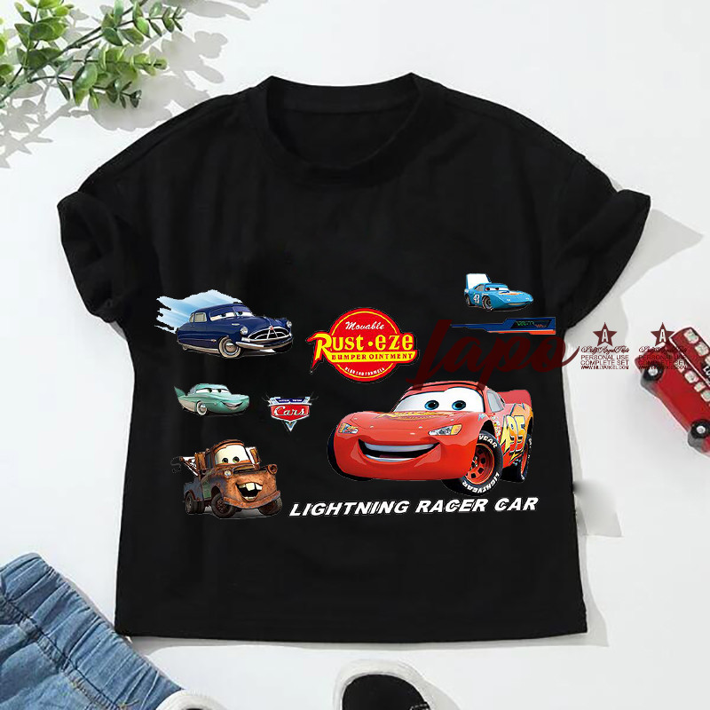 Disney Car Pixar Lightning McQueen Print Baby Girls Clothes Boys ...