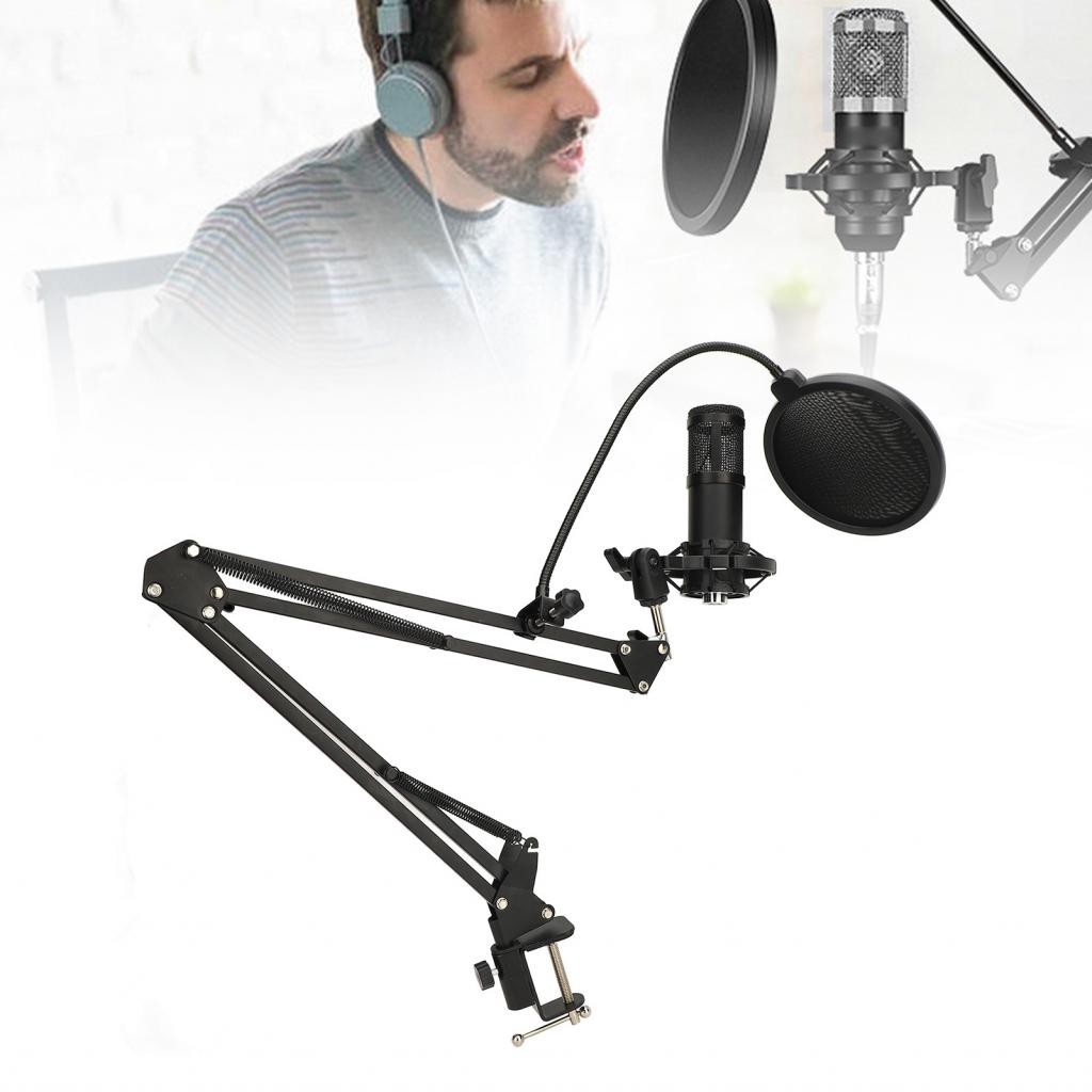 Sudi USB Microphone Set Condenser Easy Setup Cardioid Multifunctional ...