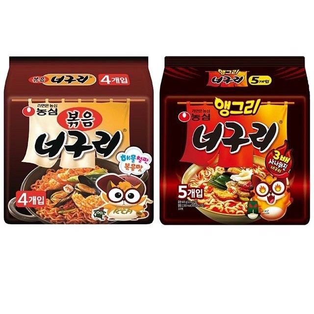 KOREA NongShim Neoguri Ramen (Spicy Udong)3X Spicy Angry Neoguri Stir ...