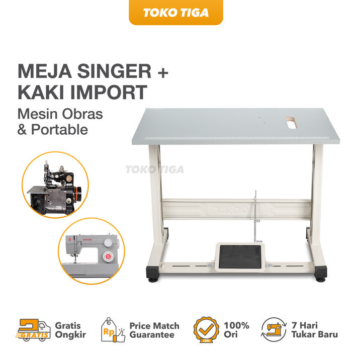 MESIN Imported Tables and Legs Traditional & Portable Overlock Sewing ...