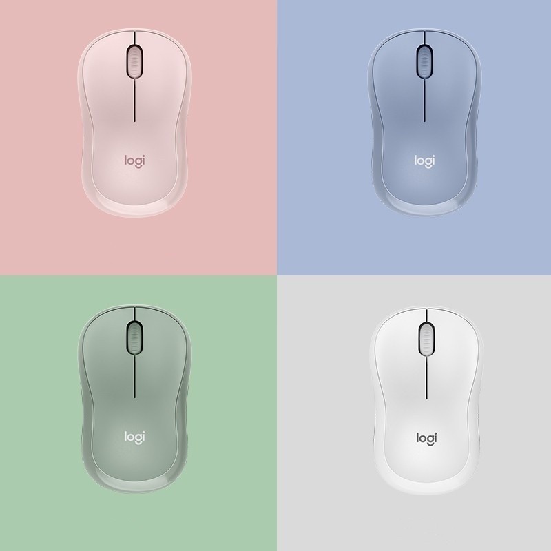 Logitech M221 Wireless Mouse Silent Mouse with 2.4GHz Optical Ergonomic ...