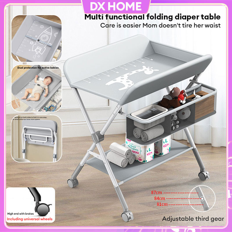 Newborn Foldable Diapers table Baby Diapers Changing Table Baby Care ...