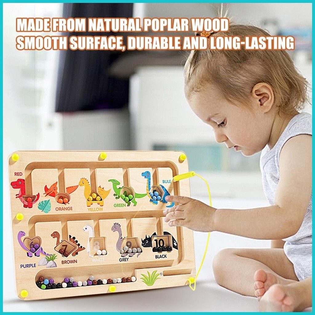 Magnetic Color and Number Maze Magnetic Number Counting Maze Eye ...