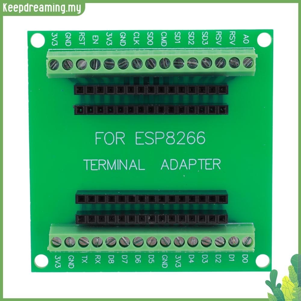 Keepdreaming Fe Esp8266 Breakout Expansion Board Gpio 1 Into 2 For Esp8266 Esp 12e Nodemcu