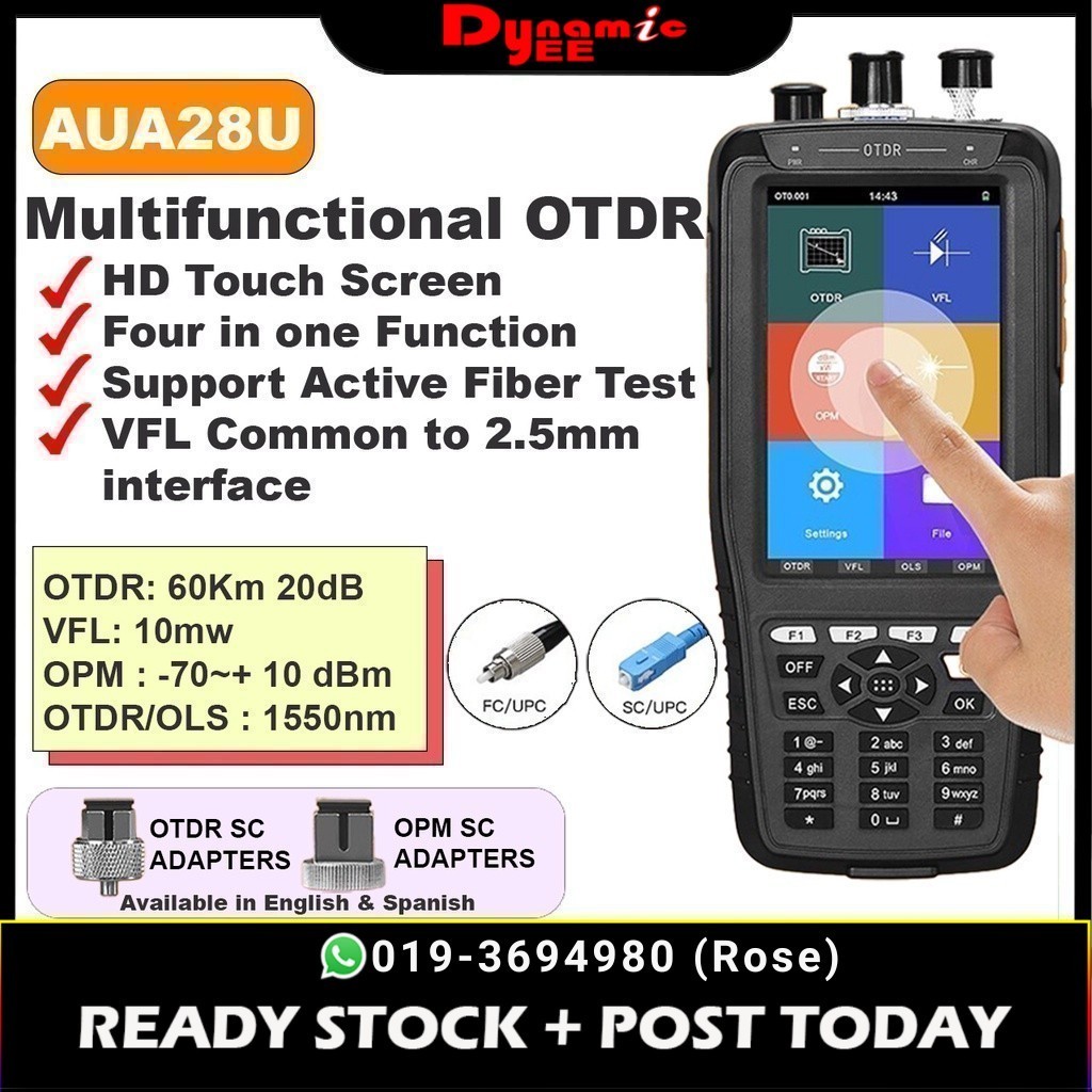 AUA280U optical time domain OTDR breakpoint blocking cable OTDR fiber ...