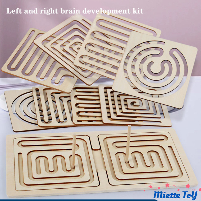 MIE Kid Board Game Pen Control Logic Thinking Training Board Brain Game ...