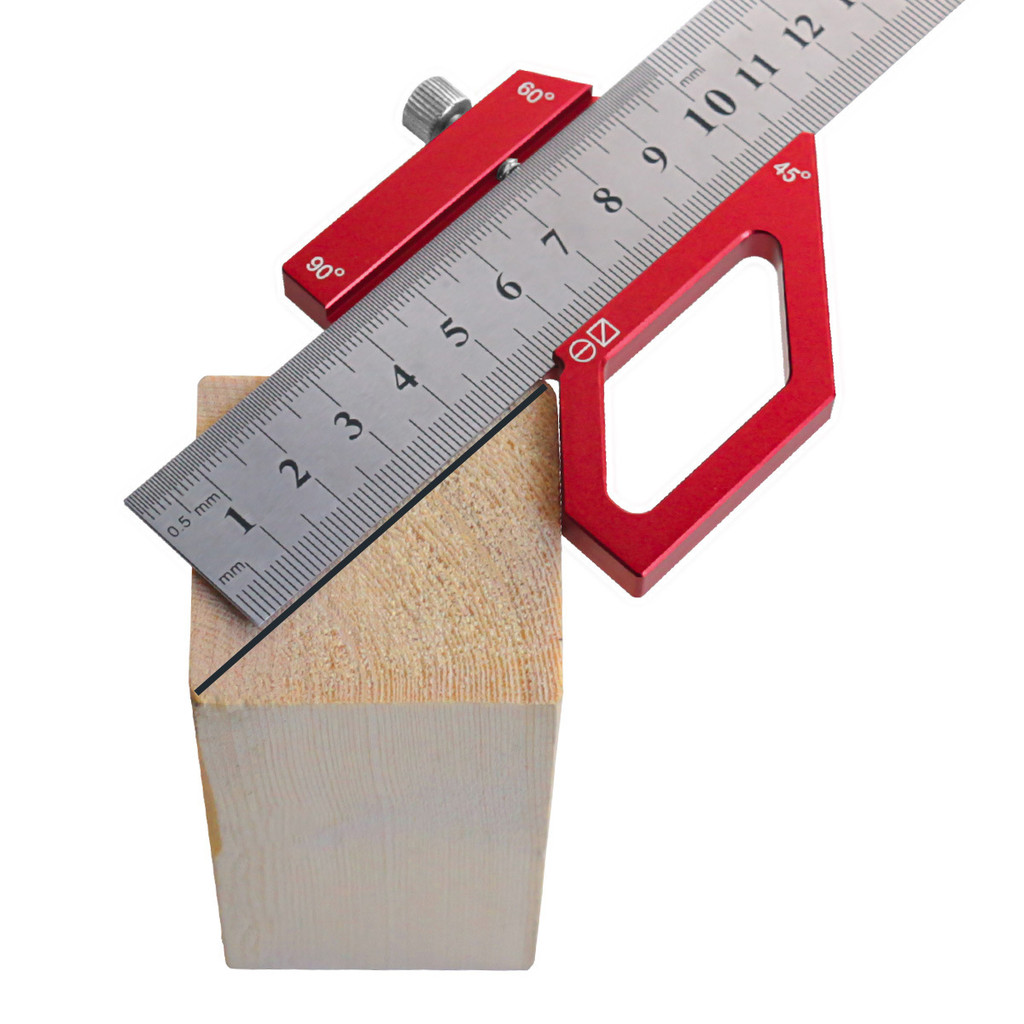 Multifunctional Line Drawing Ruler-Steel Ruler Positioning Block ...