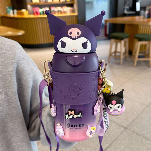 tumbler tahan sejuk budak botol air tahan sejuk kuromi botol air tahan sejuk Sanrio Kuromi ...