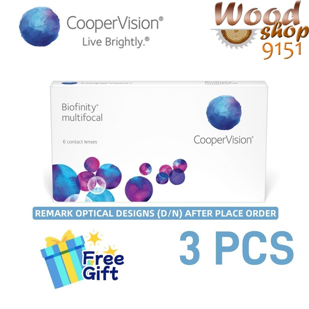 (3 PCS ) Cooper Vision Biofinity Multifocal Monthly Disposable Silicone ...