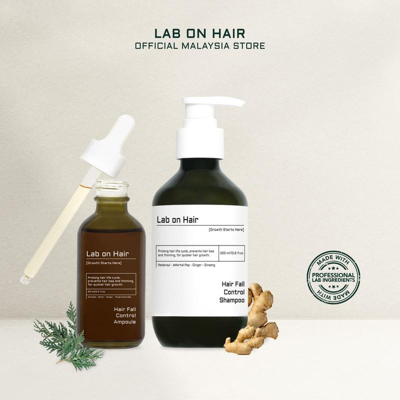 Lab On Hair BUNDLE Anti Hair Fall Ampoule reducing hair fall,strength ...