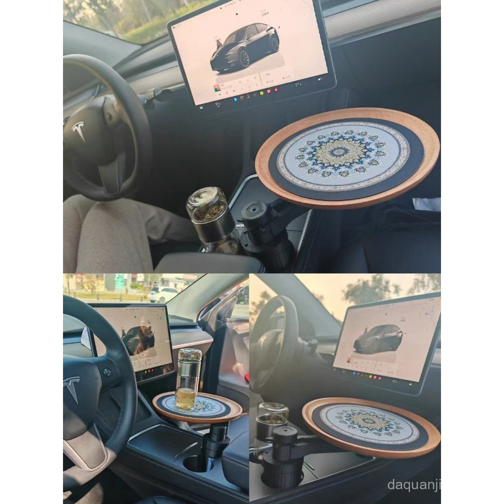 Portable Car Tray Dining Table Board Front Row Foldable Table Suspended ...