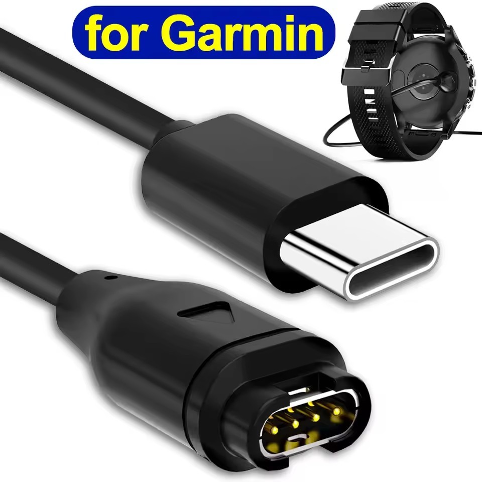 For Garmin Fenix 8 7 5X 6S Pro - Type C Watch Charger Cable - Universal ...