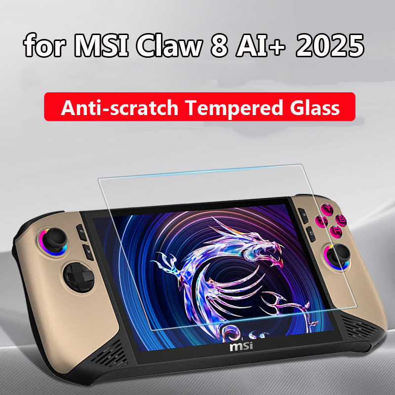 High Quality Tempered Glass for MSI Claw 8 2025 Screen HD Protector ...