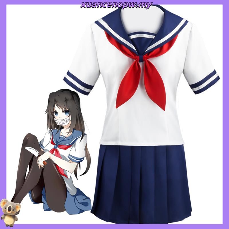Game Yandere Simulator Cosplay Costume Ayano Aishi Uniform Yandere Chan ...