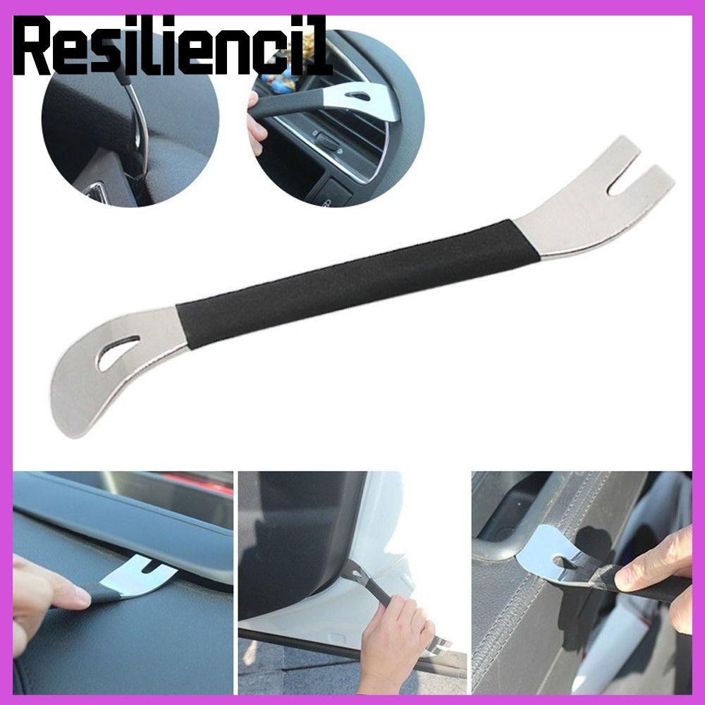 RESILIENCI1 Crowbar, Black Stainless Steel Level Pry, Durable Trimming ...