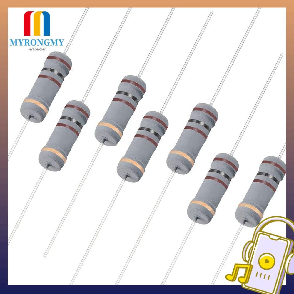 MYRONGMY Carbon Film Resistors, 4 Bands 2W 5% Tolerance 100 Ohm ...