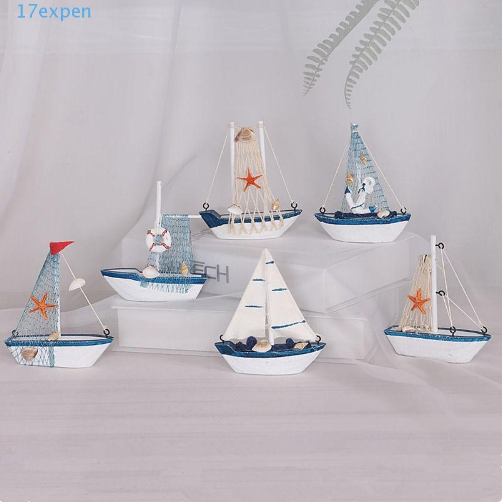 EXPEN Sailing Model Multipurpose Creative Wooden Crafts Nautical Home ...