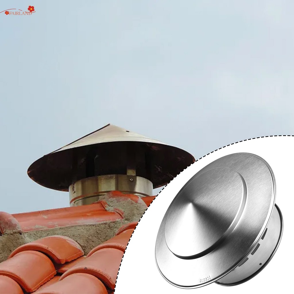 [FAIRLAND-MY] Stainles Steel Chimney Cap Exterior Wall Fresh Air Outlet ...