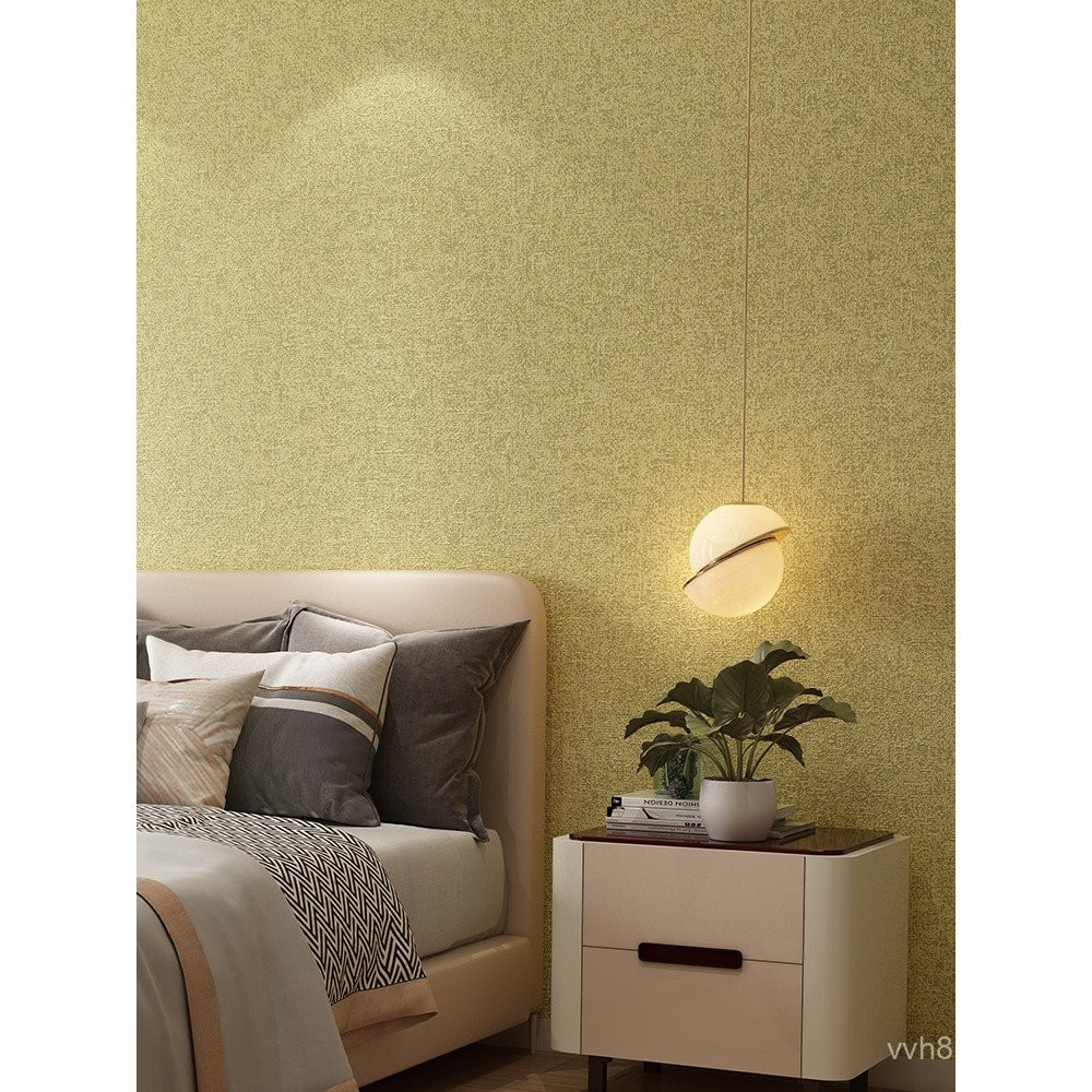 Kertas Dinding Lumpur Diatom Nordic Linen Bukan Tenunan Moden Warna ...