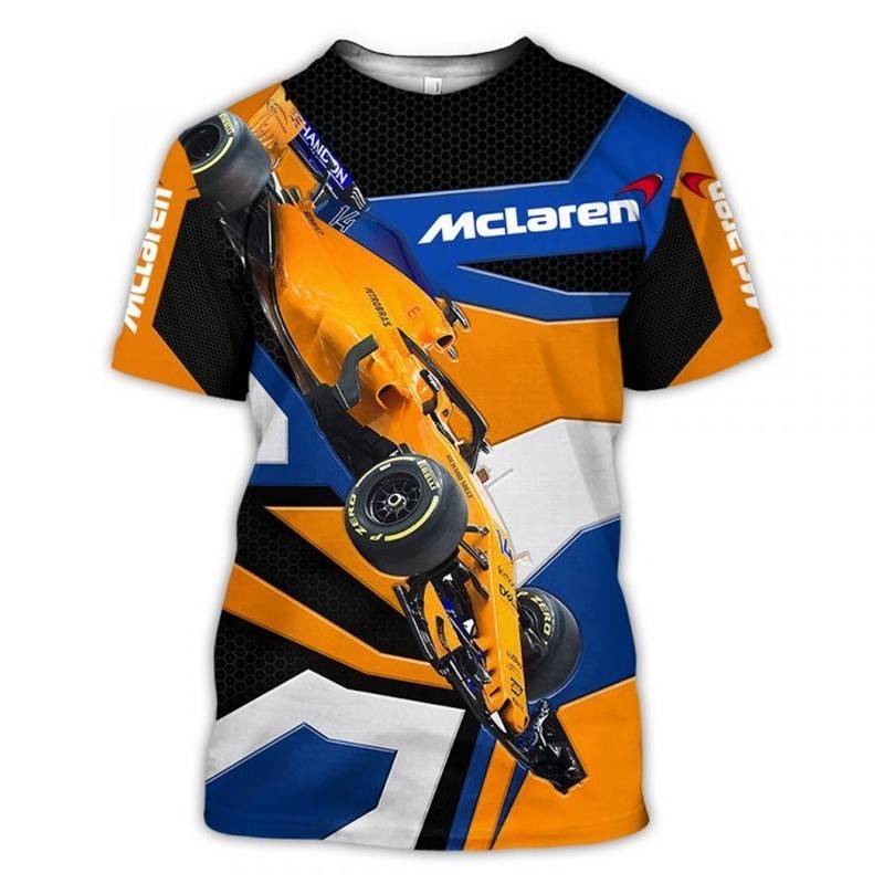 McLaren F1 3D printed Formula Racing T-shirt Oversized tracksuit jacket ...